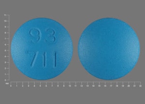 Pill Finder: 93 711 Blue Round - Medicine.com