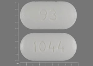 Pill Finder: 93 1044 White Elliptical / Oval - Medicine.com