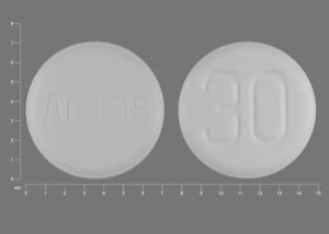 Pill Finder: ACTOS 30 White Round - Medicine.com