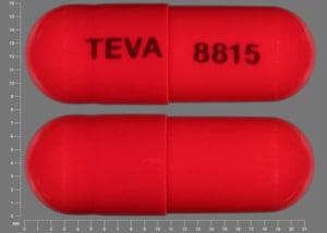 Pill Finder: TEVA 8815 Red Capsule-shape - Medicine.com