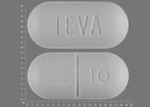 Pill Finder: TEVA 22 10 White Capsule-shape - Medicine.com