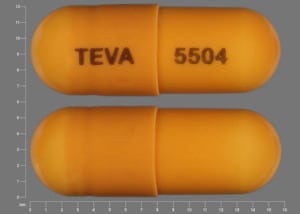 Pill Finder: TEVA 5504 Orange Capsule-shape - Medicine.com