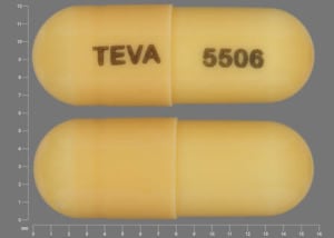 Pill Finder: TEVA 5506 Yellow Capsule-shape - Medicine.com