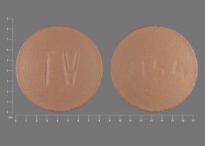 Pill Finder: TV 7154 Tan Round - Medicine.com