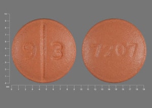 Pill Finder: 9 3 7207 Brown Round - Medicine.com