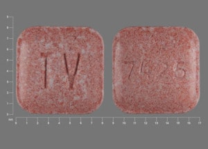 Pill Finder: TV 7425 Pink Four-sided - Medicine.com
