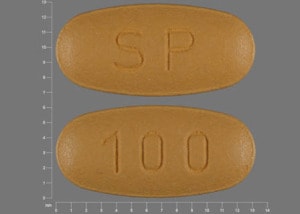 Pill Finder: SP 100 Yellow Elliptical / Oval - Medicine.com