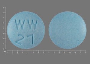 Pill Finder: WW 27 Blue Round - Medicine.com