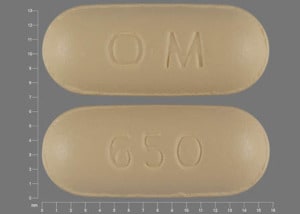 Pill Finder: O M 650 Yellow Capsule-shape - Medicine.com