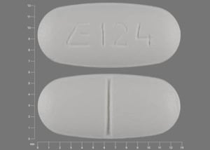 Pill Finder: E 124 White Elliptical / Oval - Medicine.com
