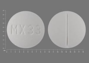 Pill Finder: MX 33 White Round - Medicine.com