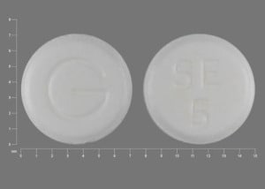 Pill Finder: SE 5 G White Round - Medicine.com