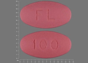 Pill Finder: FL 100 Pink Elliptical / Oval - Medicine.com
