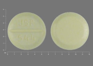 Pill Finder: JSP 544 Yellow Round - Medicine.com