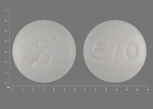 Pill Finder: dp 570 White Round - Medicine.com