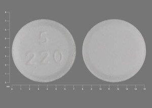 Pill Finder: 5 220 White Round - Medicine.com