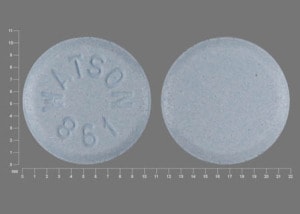 Pill Finder: WATSON 861 Blue Round - Medicine.com