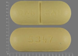 Pill Finder: 5347 DAN DAN Yellow Capsule-shape - Medicine.com