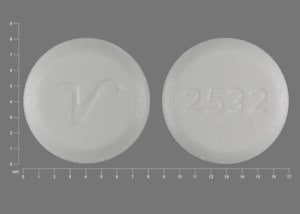 Pill Finder: V 2532 White Round - Medicine.com