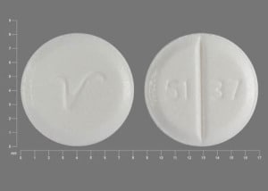 Pill Finder: 5137 V White Round - Medicine.com