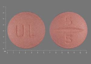 Pill Finder: UL 5 5 Pink Round - Medicine.com
