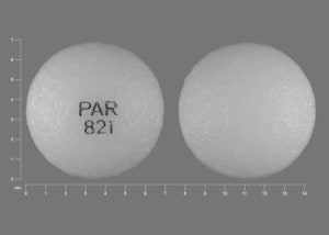 Pill Finder: PAR 821 White Round - Medicine.com