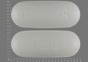 Pill Finder: LEVAQUIN 750 White Elliptical / Oval - Medicine.com