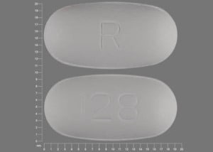 Pill Finder: R 128 White Elliptical / Oval - Medicine.com