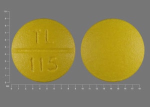 Pill Finder: TL 115 Yellow Round - Medicine.com