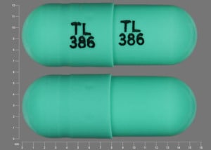 Pill Finder: TL 386 TL 386 Green Capsule-shape - Medicine.com
