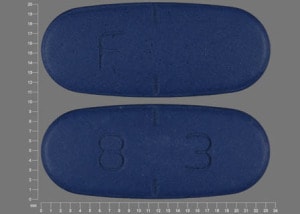 Pill Finder: F 8 3 Blue Capsule-shape - Medicine.com