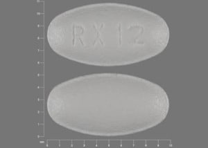 Pill Finder: RX 12 White Elliptical / Oval - Medicine.com