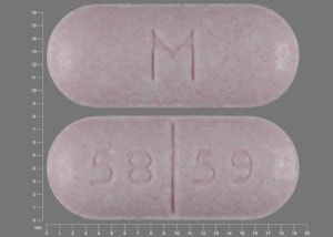 Pill Finder: M 58 59 Pink Capsule-shape - Medicine.com