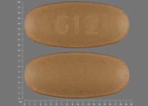 Pill Finder: G12 Tan Elliptical / Oval - Medicine.com
