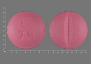 Pill Finder: C 74 Pink Round - Medicine.com