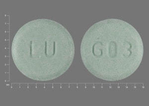 Pill Finder: LU G03 Green Round - Medicine.com