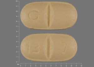 Pill Finder: G 13 7 Yellow Elliptical / Oval - Medicine.com
