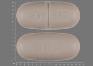 Pill Finder: G 32 500 Orange Capsule-shape - Medicine.com