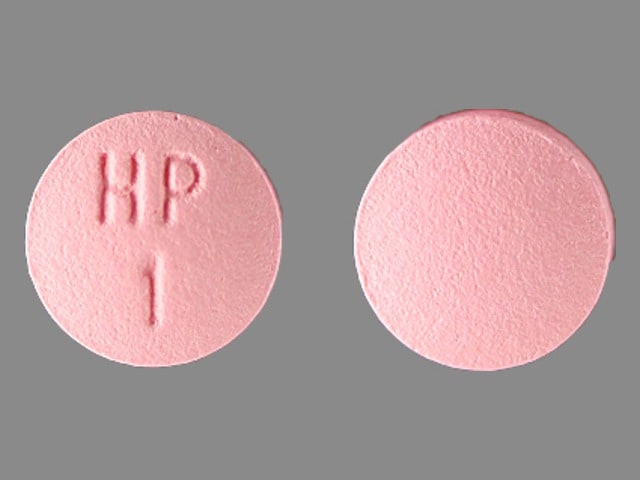 Pill Finder: HP 1 Pink Round - Medicine.com