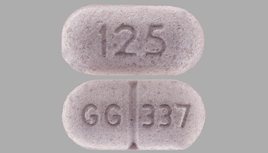 Pill Finder: GG 337 125 Brown Elliptical / Oval - Medicine.com