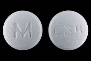 Pill Finder: M C34 White Round - Medicine.com