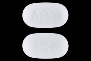 Pill Finder: APO 101 White Elliptical / Oval - Medicine.com