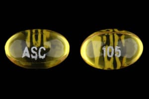 Pill Finder: ASC 105 Yellow Elliptical / Oval - Medicine.com