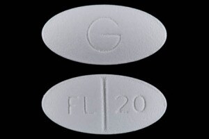 Pill Finder: G FL 20 White Elliptical / Oval - Medicine.com