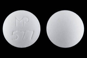 Pill Finder: MP 577 White Round - Medicine.com
