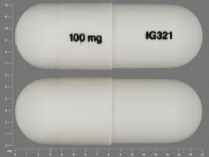 Pill Finder: 100 mg IG321 White Capsule-shape - Medicine.com