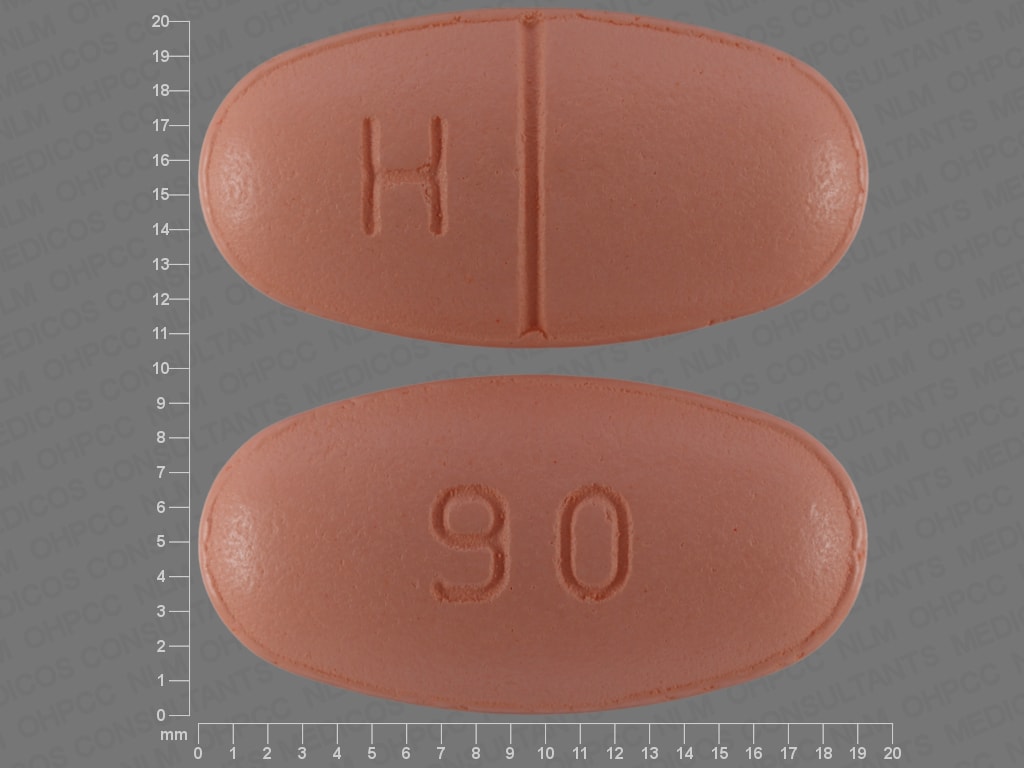 Pill Finder: H 90 Orange Capsule-shape - Medicine.com