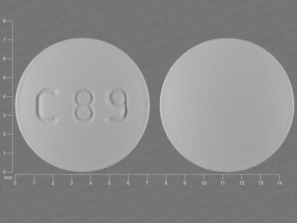 Pill Finder: C 89 White Round - Medicine.com