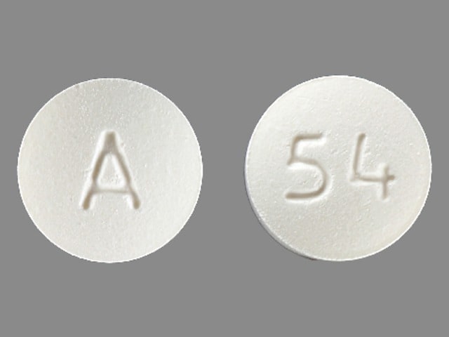 Pill Finder: A 54 White Round - Medicine.com