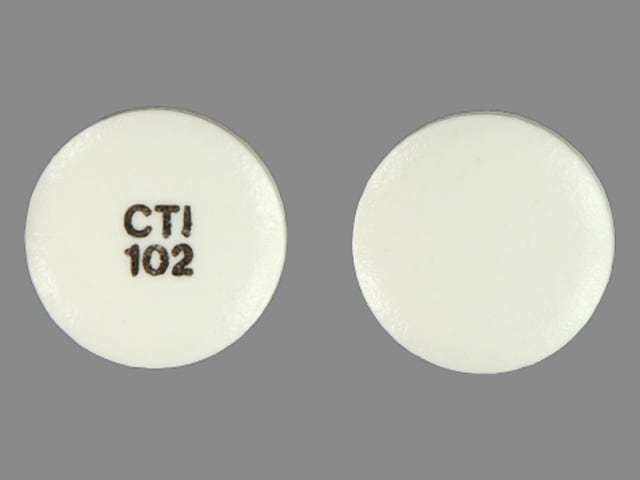 Pill Finder: CTI 102 White Round - Medicine.com